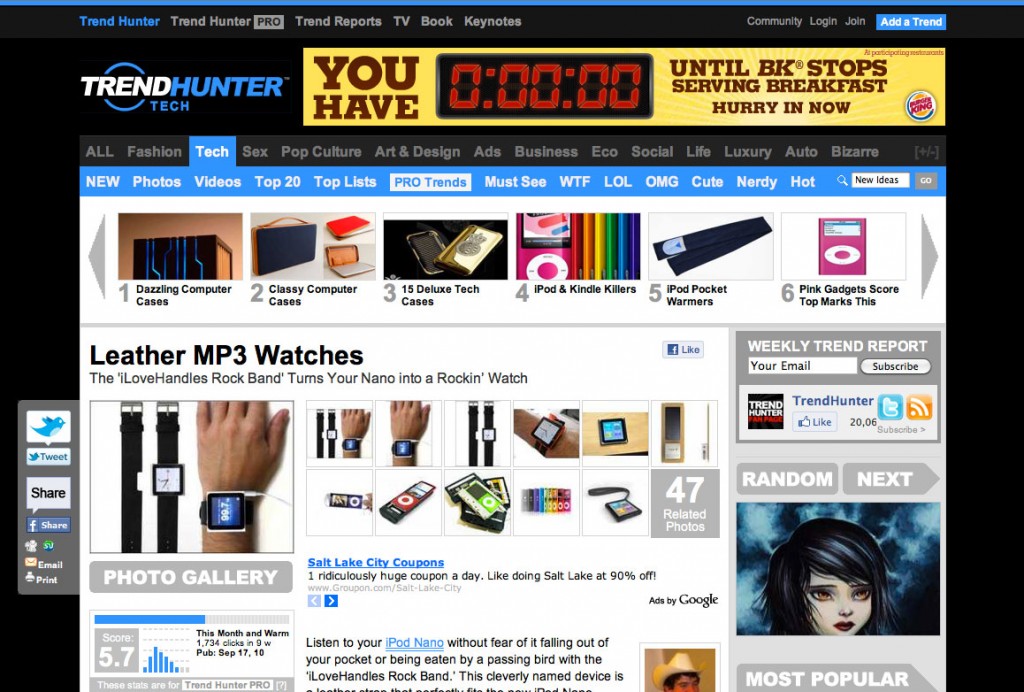 Trendhunter – ILOVEHANDLES